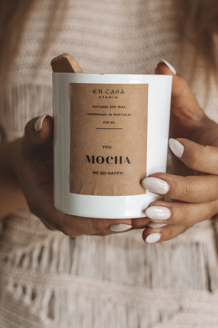 MOCHA CANDLE JAR – EM CASA STUDIO